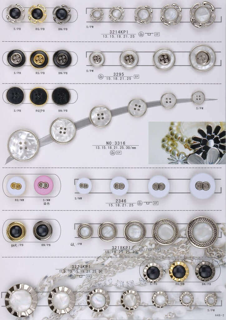 Rhinestone Buttons Manufacturer from Taiwan - SUNMEI BUTTON